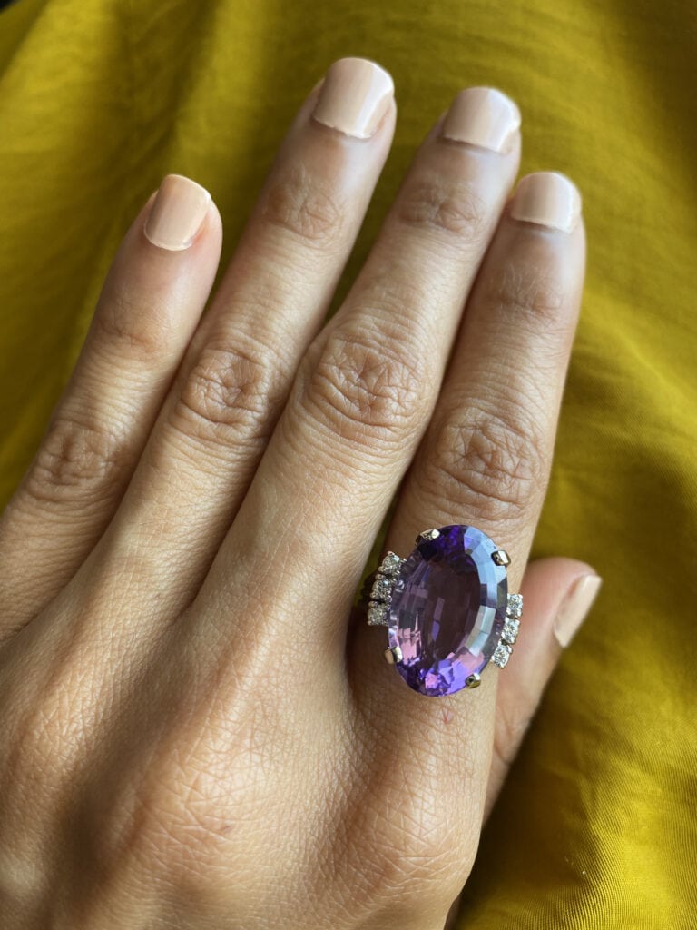Stunning Amethyst Cocktail Ring