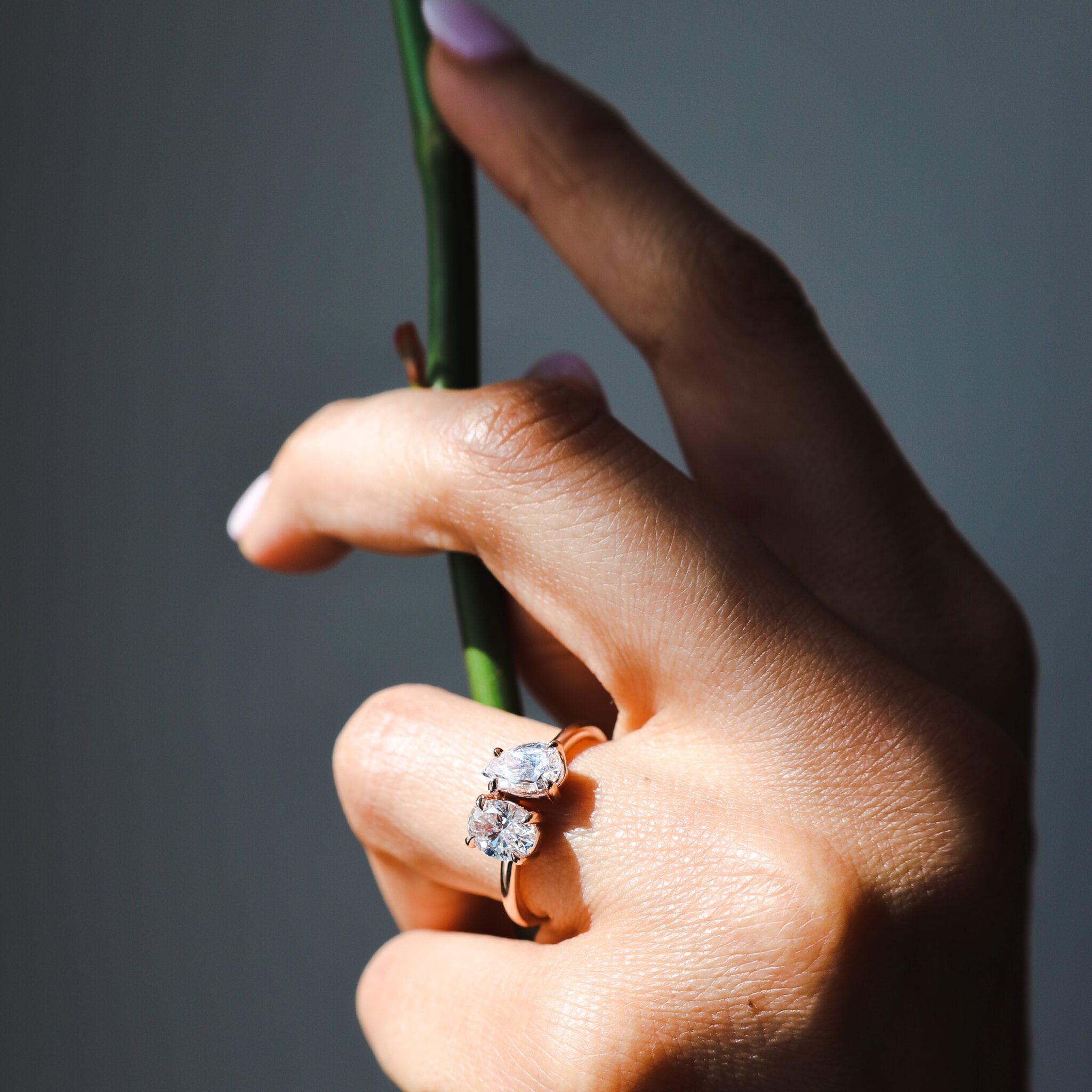 Two Stone Diamond Engagement Ring | Bling Advisor Product