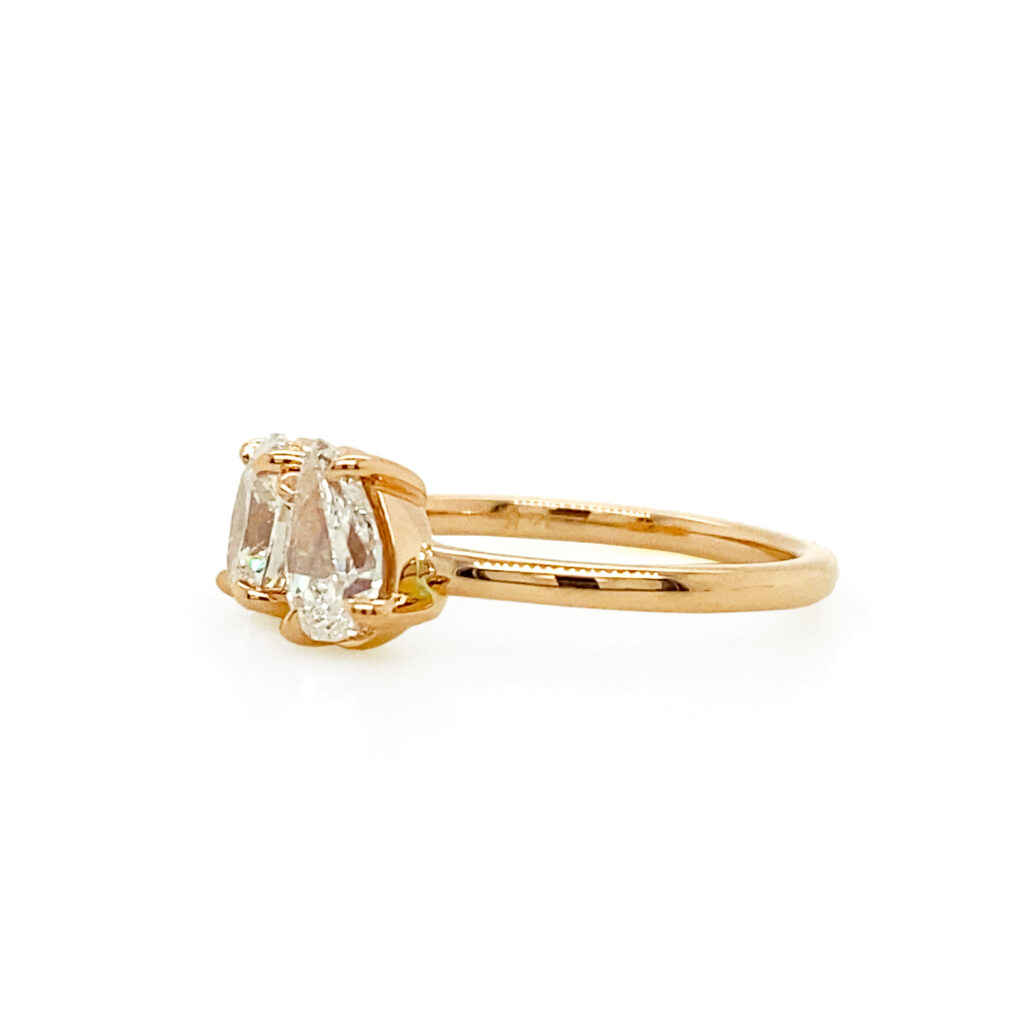 Two Stone Diamond Engagement Ring | Bling Advisor Product