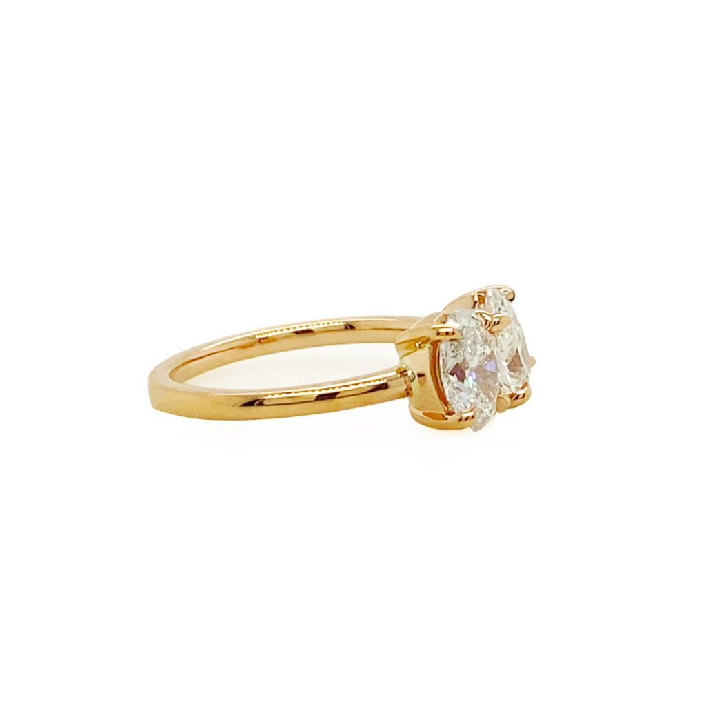 Two Stone Diamond Engagement Ring | Bling Advisor Product