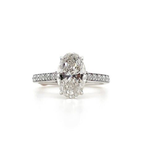 Oval Diamond Hidden Halo Peekaboo Engagement Ring – blingadvisor.com