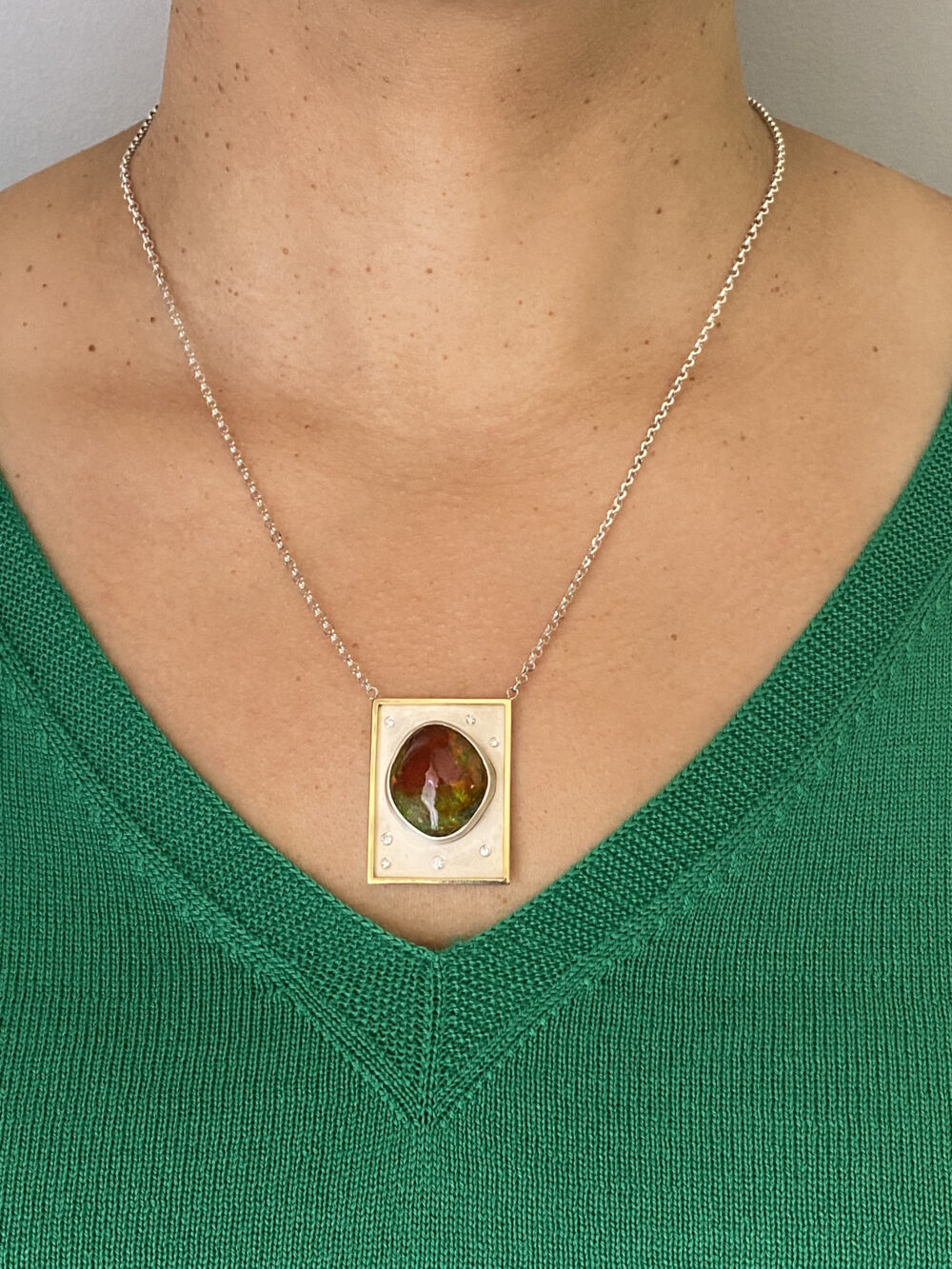 Picture Frame Design Ethiopian Welo Opal Pendant – blingadvisor.com