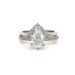 Pear Diamond Engagement Ring with Contour Bands – blingadvisor.com