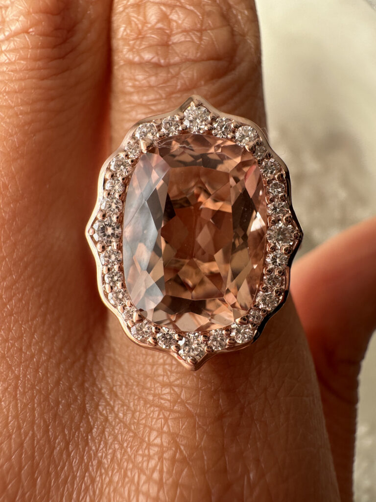 Morganite Ring Rose Gold – blingadvisor.com